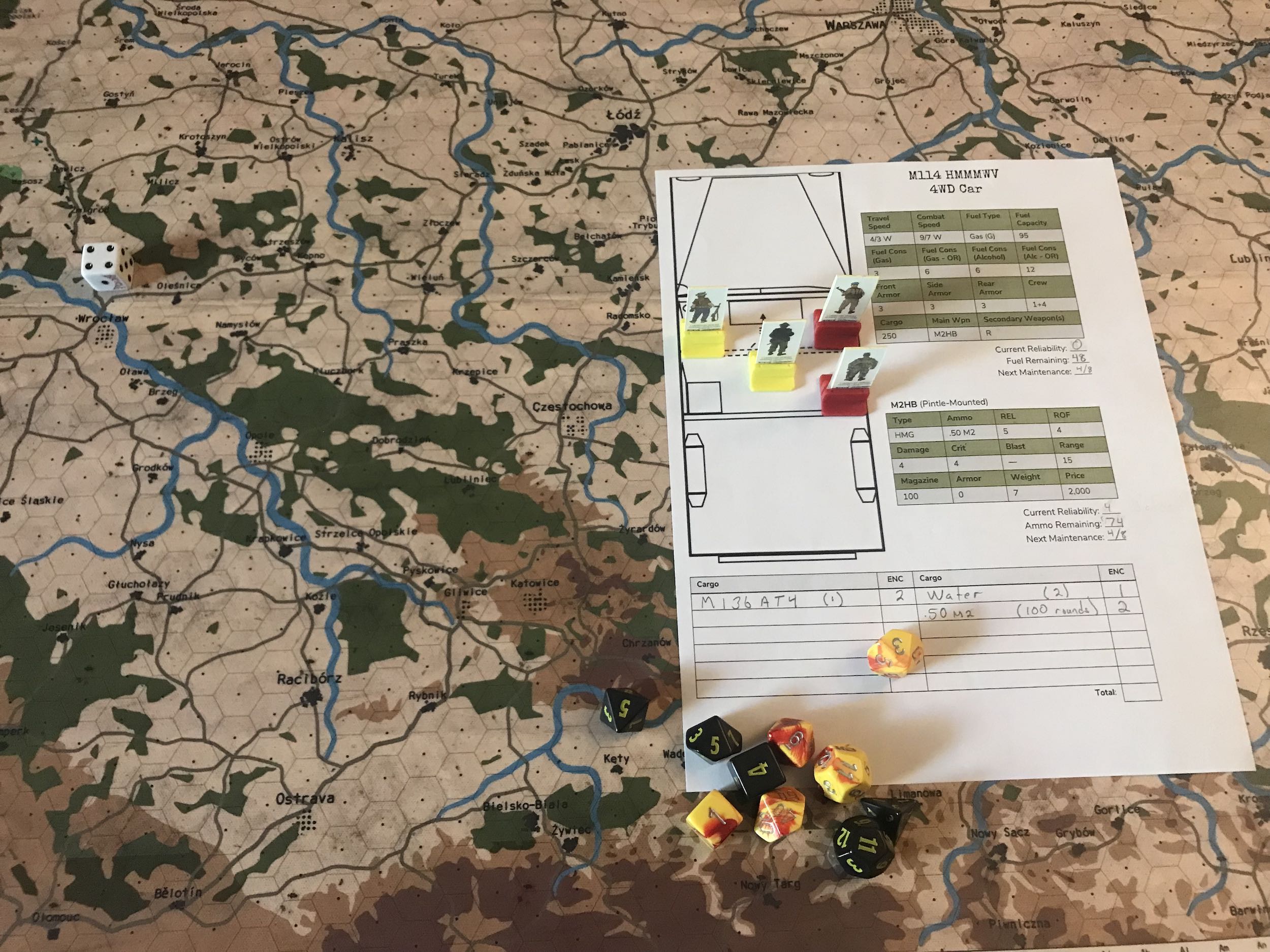 On the Road Again: a Vehicle Control Sheet for the M1114 Humvee in Free ...